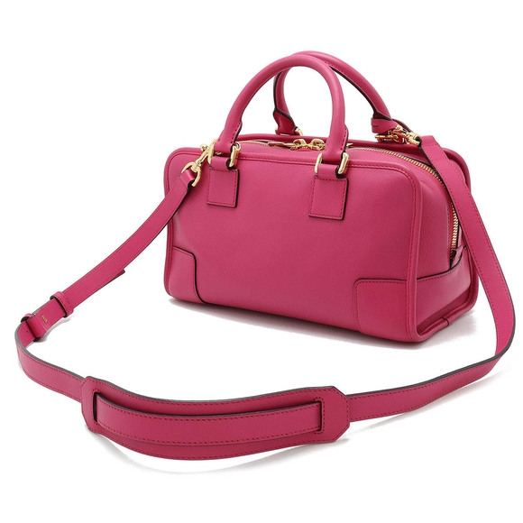 Loewe | Bags | Loewe Pink Leather Amazona Handbag | Poshmark